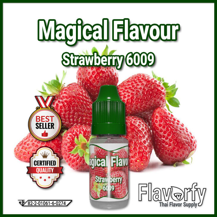 Magical Flavour Strawberry 6009 - กลิ่นสตรอเบอร์รี่ 6009 - กลิ่นผสม ...