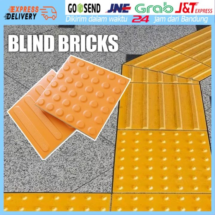Blind Road Sidewalk Safety Rubber Tile Bricks Tactile Paving Guide ...
