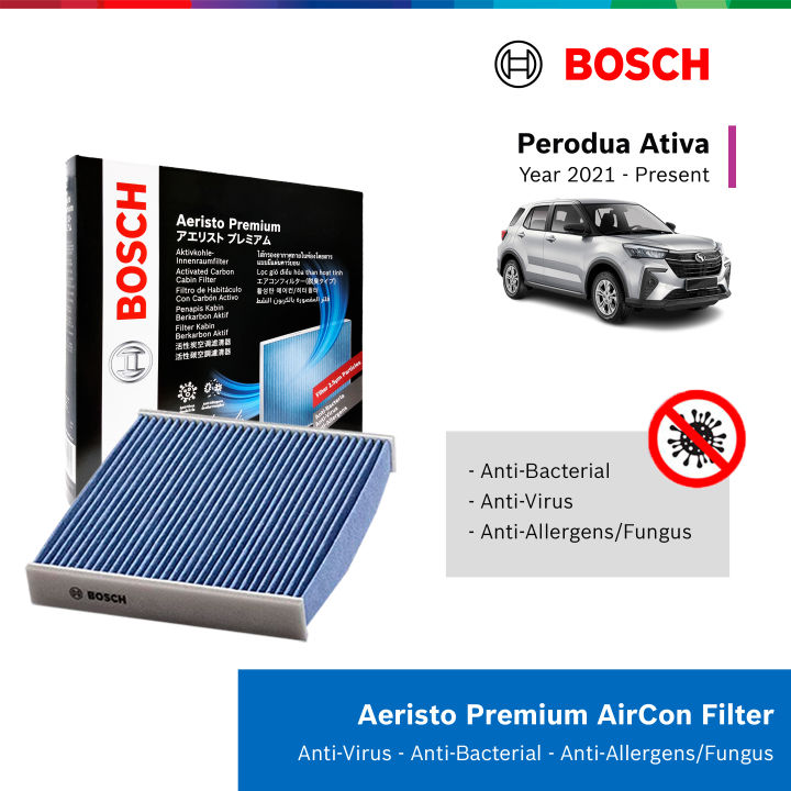 Bosch Aeristo Premium Activated Carbon Cabin Air Filter for Perodua ...