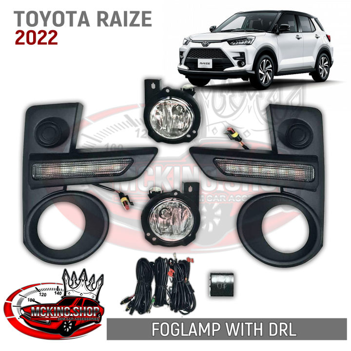 Toyota Raize 2022 Fog Light/Fog Lamp With DRL Daytime Running LED ...
