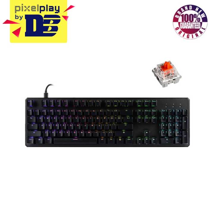 Tecware Phantom+ 104-Keys RGB Wired Mechanical Keyboard (Pre-Lubed ...