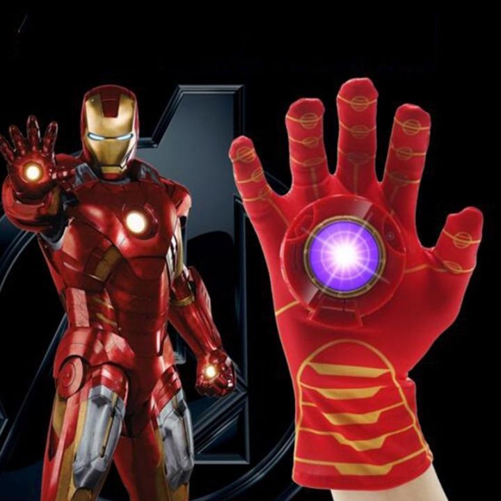 пёџfast Shipping пёџ Iron Man Left Hand Glove With Light And Sound Kids