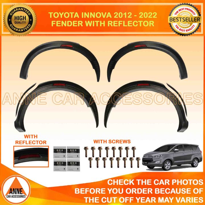 High Quality Car Fender Flares for Toyota Innova 2016 2017 2018 2019 ...