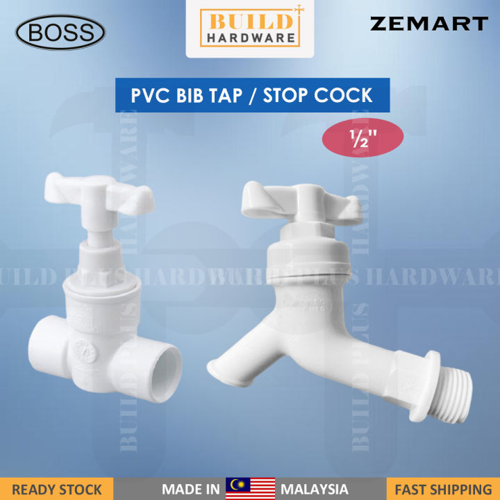 1/2 inch PVC Bib Tap Stop Cock Socket Stopvalve Garden Water Tap Bibtap ...