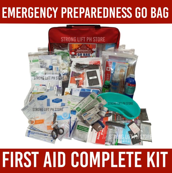 First Aid Emergency Go Bag First Aid Kit Essentials for Home, and Office Must Have | Lazada PH