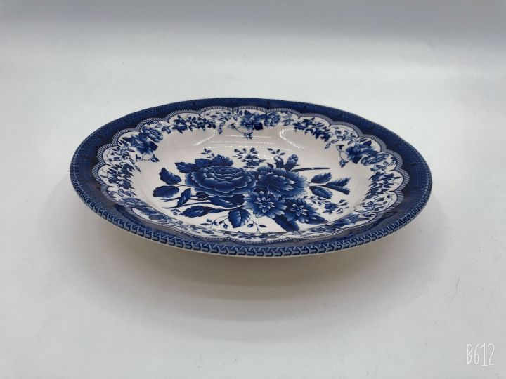 ceramicnilai3 Claytan Victoria Blue 9” Soup Plate | Lazada