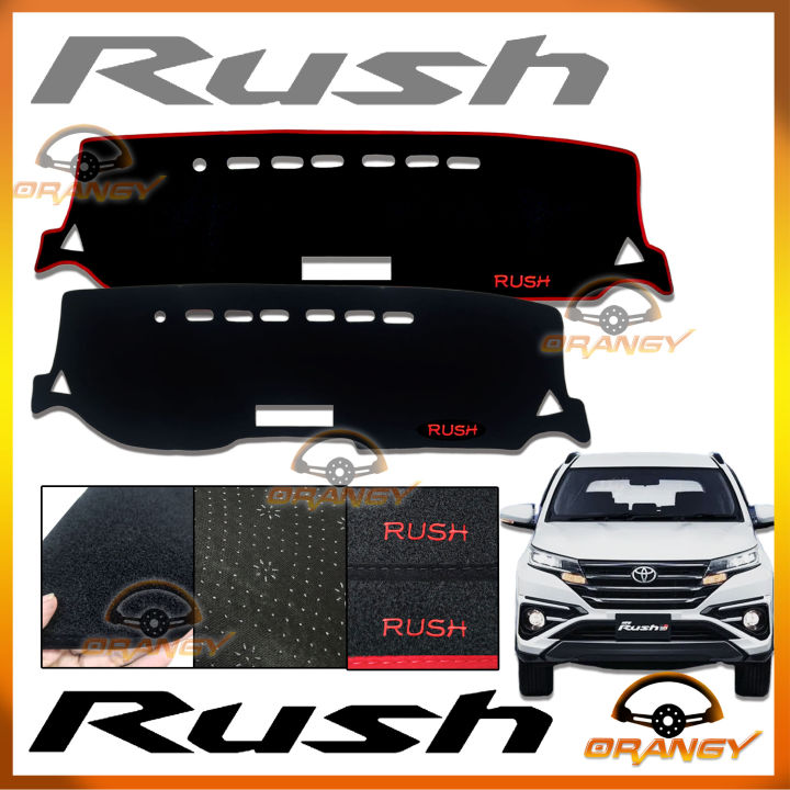 Dashboard Cover for Toyota Rush 2018 to 2023 Dash board Cover High Quality Dash Mat V1 RED ...