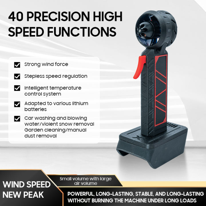X40 500W Adjustable Speed Mini Turbo Blower Fan Portable 40mm Precision ...
