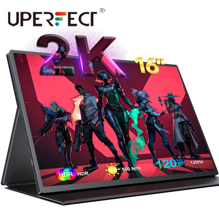UPERFECT 16inch portable monitor 2K 2560*1600 400cdm/2 IPS 100%SRGB ...