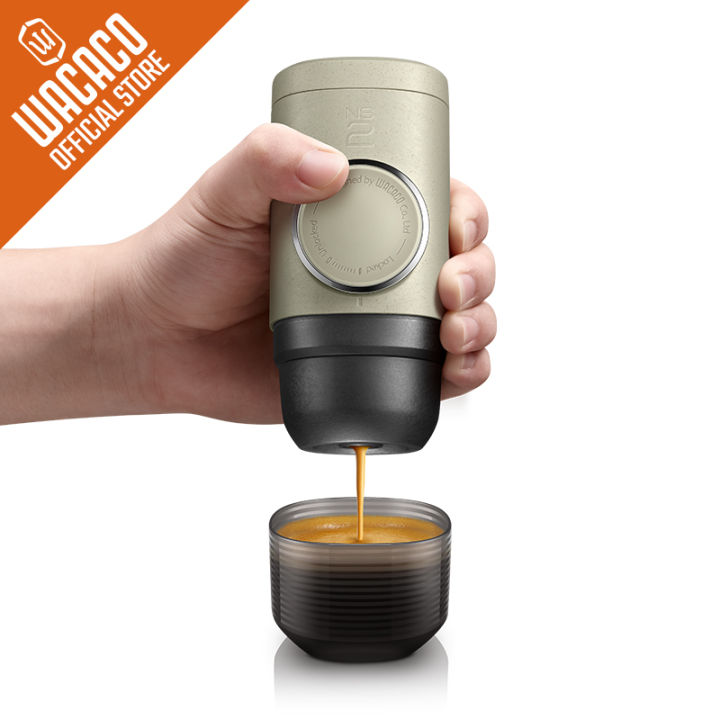 WACACO Minipresso NS2, Portable Espresso Maker, Compatible NS Capsules ...