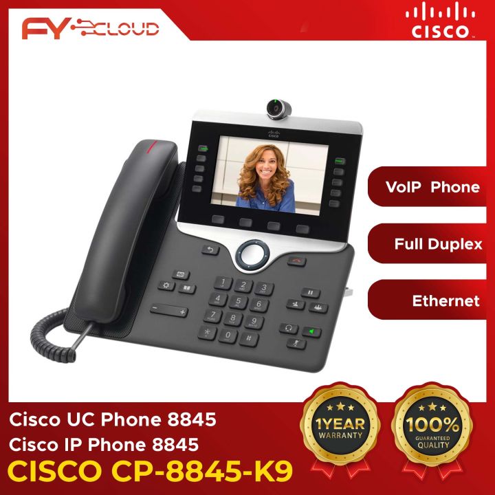 Cisco 8800 IP CP-8845-K9 | Phone with 10/100/1000 Ethernet Switch ...