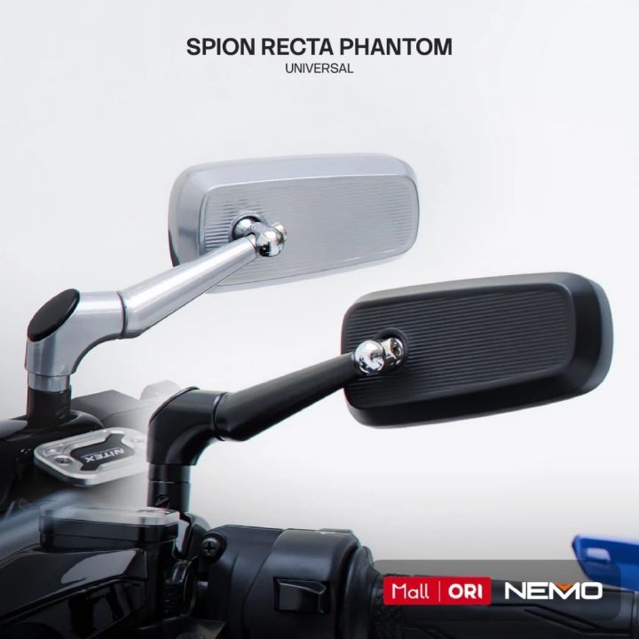 Nemo Spion Recta Phantom Universal untuk semua motor | Lazada Indonesia