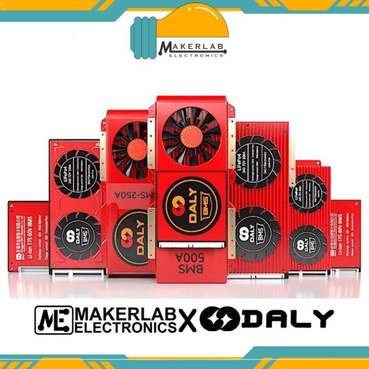 Solar DALY BMS 4S 12V | 8S 24V | 16S 48V Lifepo4 Battery Protection Board with Balance Leads ...
