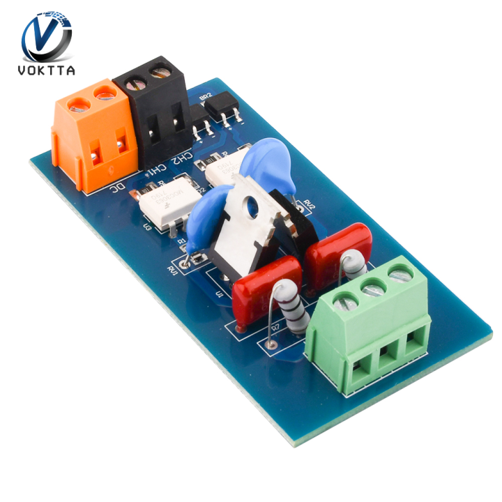 VOKTTA AC220V 2-way Contactless Solid State Relay Module Photoelectric ...