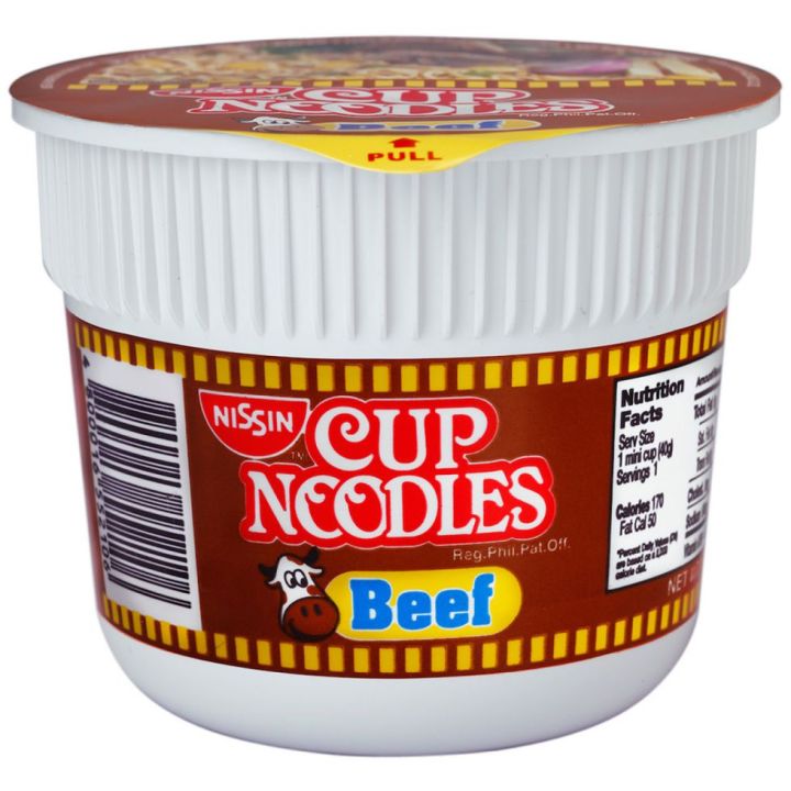 Nissin Mini Cup Noodles Beef 40g | Lazada PH