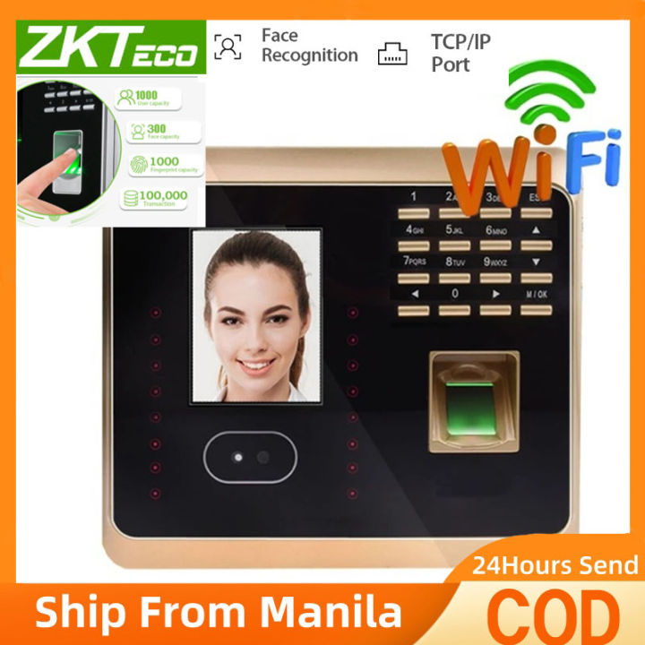 ZKTECO Wifi All-in-one Time Attendance Biometric Time Attendance Machine with Central Control ...
