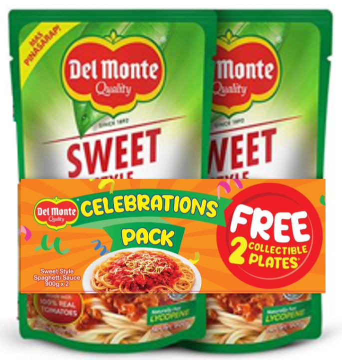Del Monte Sweet Style Spaghetti Sauce - 900g x 2 - FREE 2 Collectible ...
