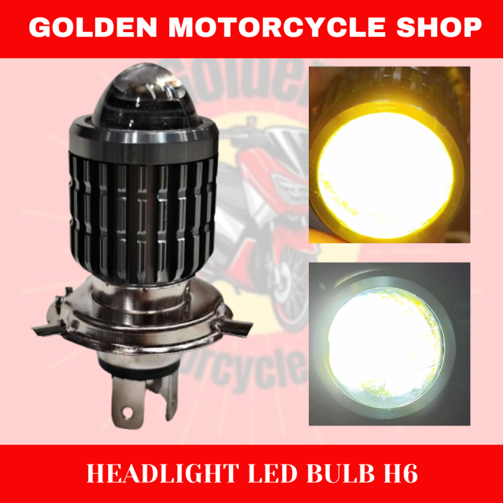 MOTORCYCLE HEADLIGHT LED H4/BEAM /WHITE/LOW BEAM/YELLOW ★ | Lazada PH