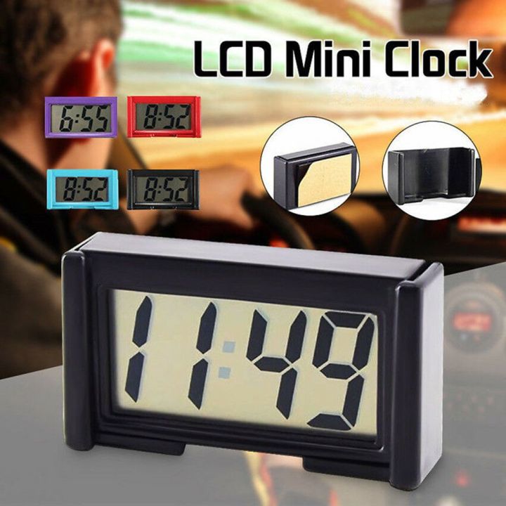 HUA JIA XIN Self-adhesive LCD Screen Electronic Digital Clock Table ...