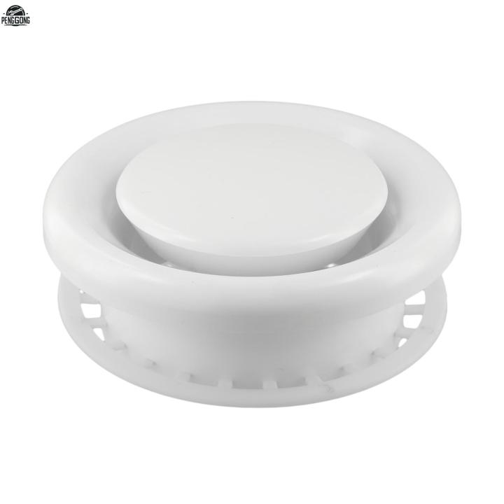 Round Ceiling Vent with Adjustable Air Flow for HVAC and Hydroponics ...