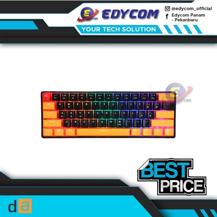 Digital Alliance DA Meca 6 Black Mechanical Gaming Keyboard | Lazada ...