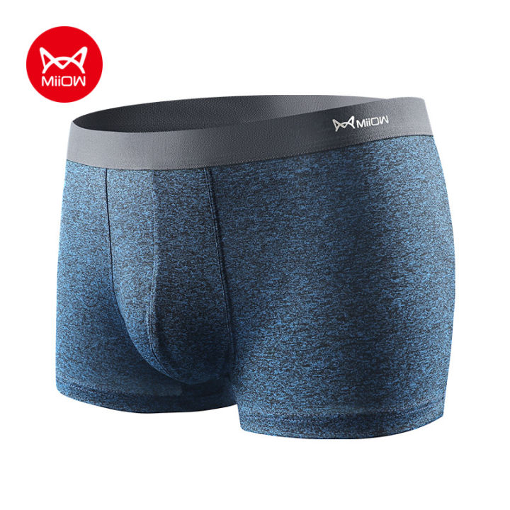 MiiOW 1Pcs Ice Silk Seamless Sexy Men Underwear Boxers AAA ...
