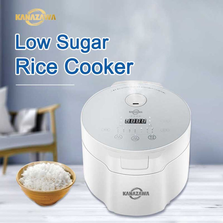 KANAZAWA Low Sugar Rice Cooker 5L Mulitfunctional English Touchscreen ...