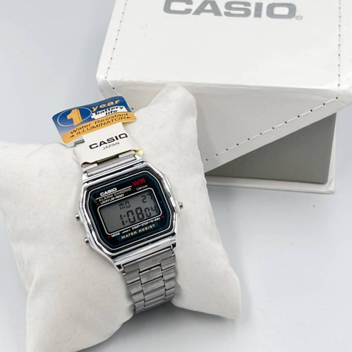 ใหม่ นาฬิกาแฟชั่น นาฬิกาข้อมือดิจิตอลนาฬิกาผู้หญิง Casio Digital ...