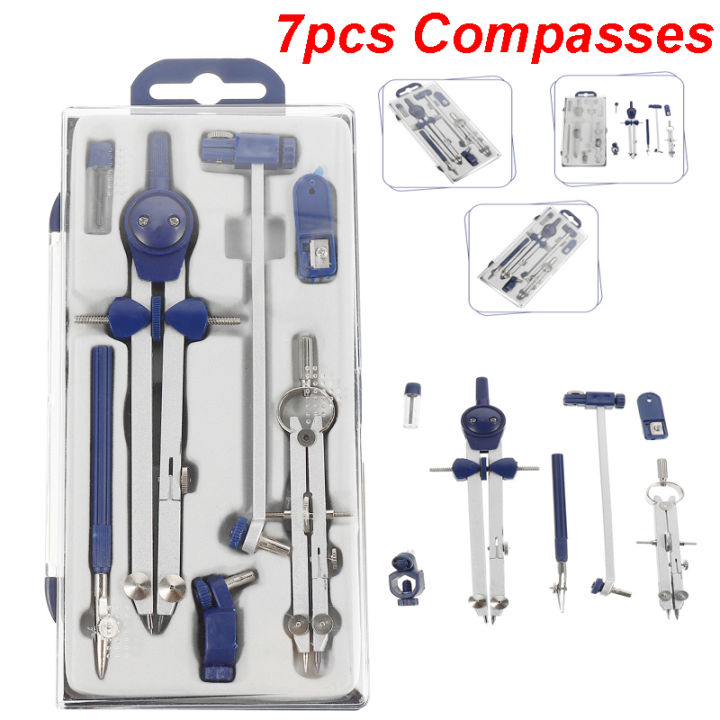 【COD + Local Seller】7Pack Professional Drawing Compass Kit with ...