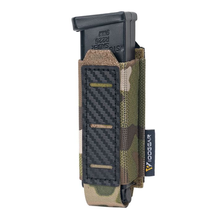 IDOGEAR Tactical Single Mag Pouch For 9mm Magazine MOLLE Mag Pouch ...