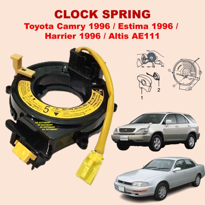 WARRANTY Toyota Camry 1996 / Estima 1996 / Harrier 1996 / Altis AE111 ...