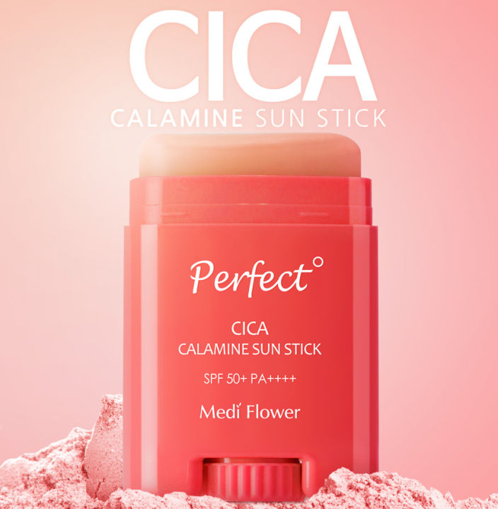 [MEDIFLOWER] Perfect Cica Calamine Sun Stick 20g SPF 50+ PA++++ Sebum ...