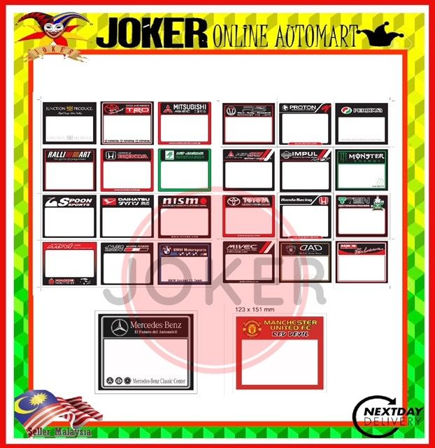 (MADE IN MALAYSIA) Car Roadtax Sticker Road Tax Sticker For Car (Toyota ...