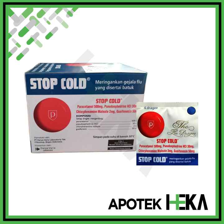Stop Cold Dragee Box isi 15x4 Tablet - Obat Flu | Lazada Indonesia