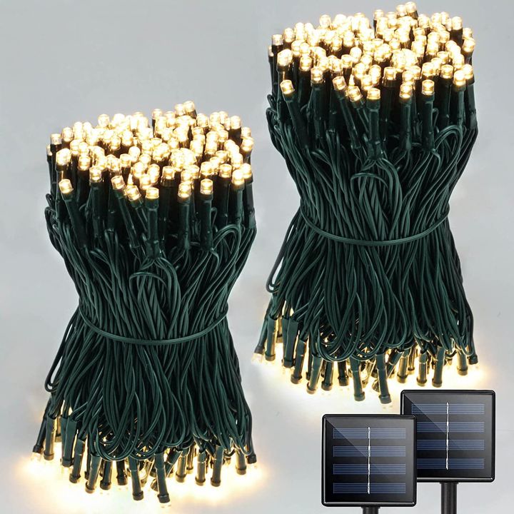300LED Outdoor Led Solar String Lights Waterproof Fairy Light Solar ...