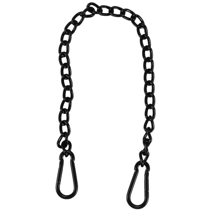 Steel Hanging Chair Chain with 2 Carabiners, Heavy Duty Porch Swing ...