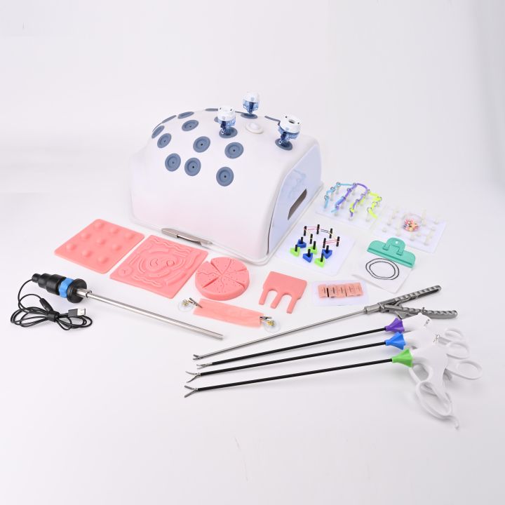 New Simulated insufflated Belly Laparoscopic Trainer Simulator Training ...