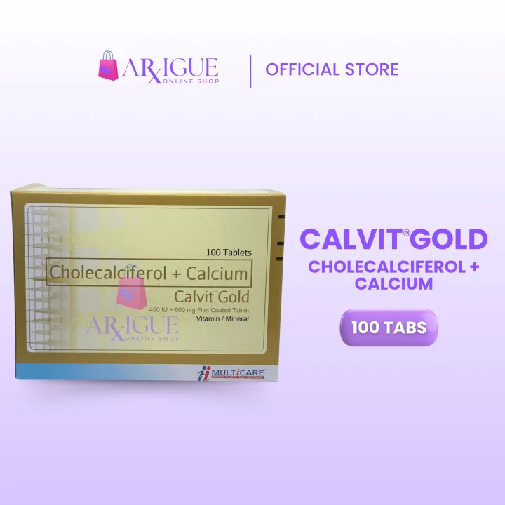 Calvit Gold 600 mg Tablet - 100 tablets | Lazada PH