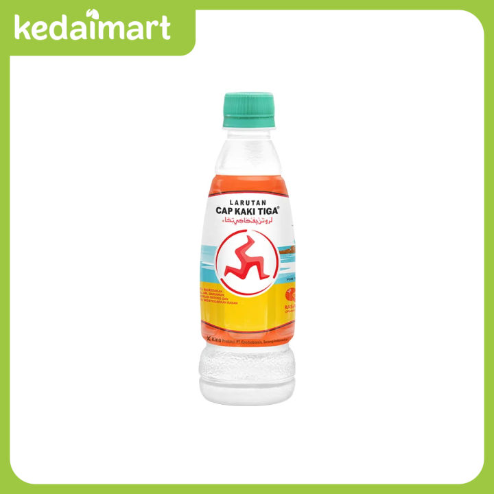 Cap Kaki Tiga Larutan Penyegar Rasa Jeruk Botol 320 ml | Lazada Indonesia