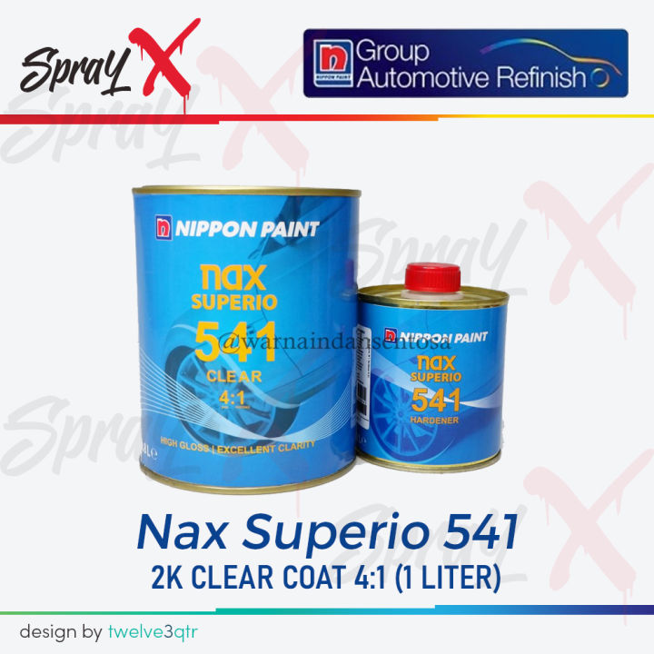 NIPPON PAINT NAX SUPERIO 541 2K CLEAR COAT 1 LITER | Lazada Indonesia