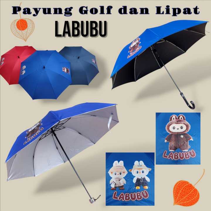 LABUBU Payung Golf Labubu Payung Lipat 4 Labubu Viral | Lazada Indonesia