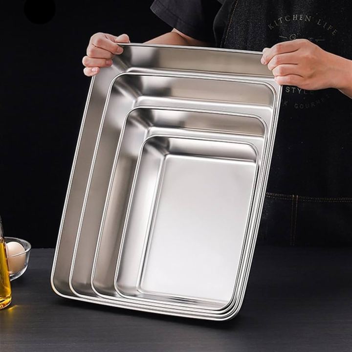 Rectangular Stainless Food tray | Lazada PH