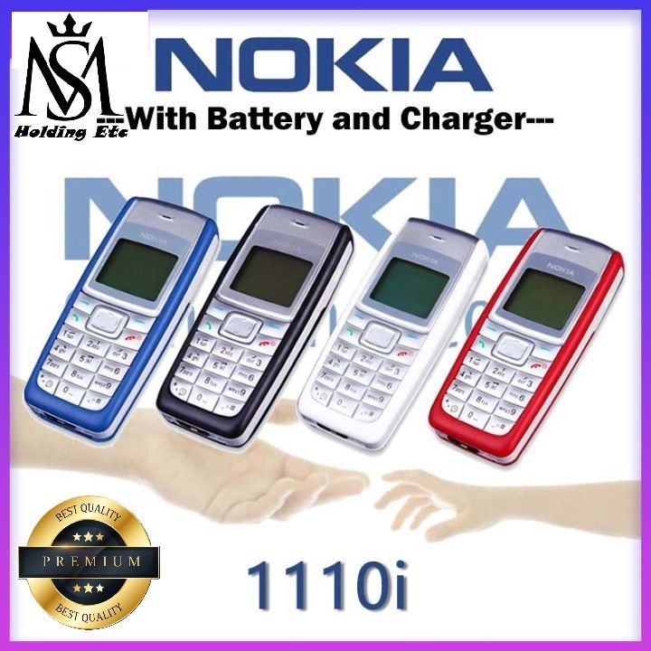 Nokia Handphone Original Unlocked 1110 1110i GSM 2G phone Multi ...