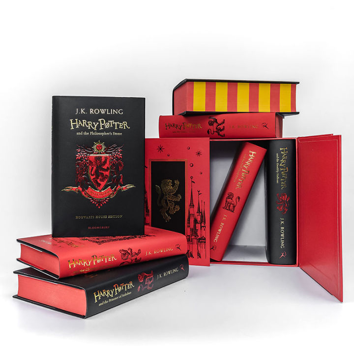 7Pcs Harry Potter Hardcover Boxed Set: Books 1-7 (Slipcase) Hardcover ...