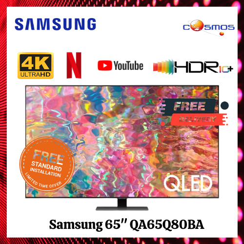 [INSTALLATION] Samsung 65 inch Q80B QLED 4K Smart TV (2022) SAM-QA65Q80BA (21-30 Days Delivery ...