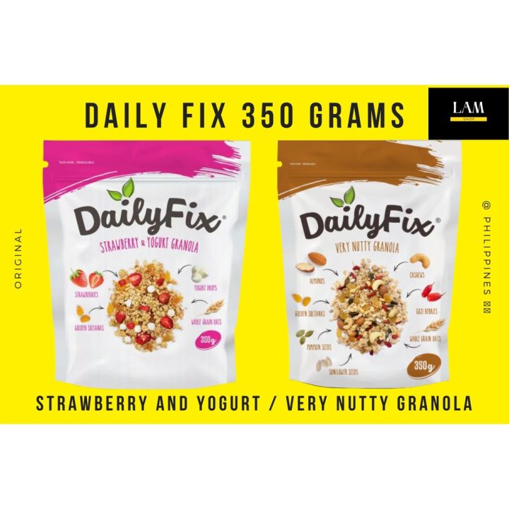 DailyFix Very Nutty Granola 700g Lowest price! / Strawberry and Yogurt 350g / 700g Daily fix ...
