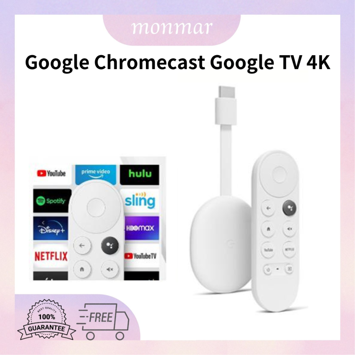 【พร้อมส่ง】Ready Stock Google Chromecast with Google TV 4K Android ...