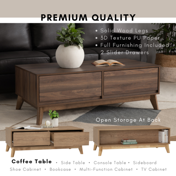 Alora Furniture - HIRADO Coffee Table / Drawer Coffee Table ...