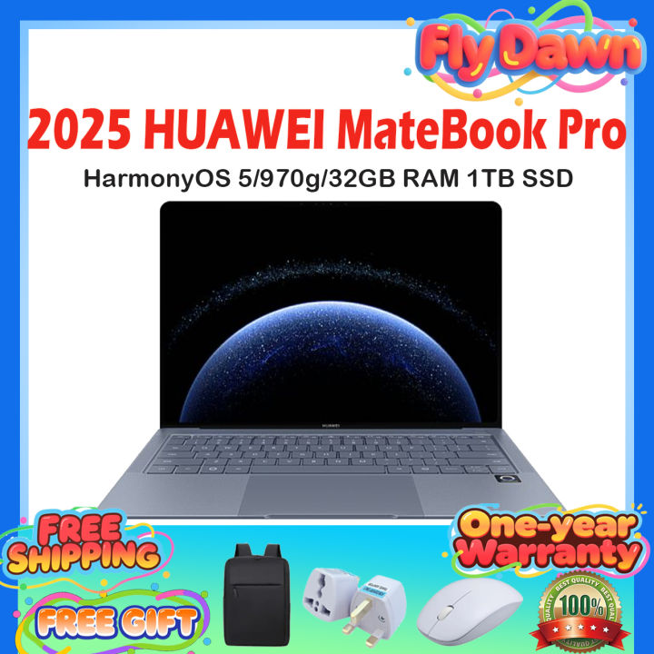 2025 HUAWEI MateBook Pro Laptop/HUAWEI MateBook AI Laptop 970g/HarmonyOS 5/32GB RAM 1TB SSD/14 ...