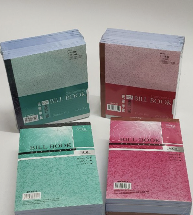 Uni Bill Book NCR 2Ply/3Ply 5"x8" (10Books) | Lazada